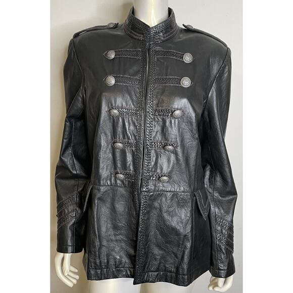 Double D Ranch | Jackets & Coats | Double D Ranch Black Leather ...